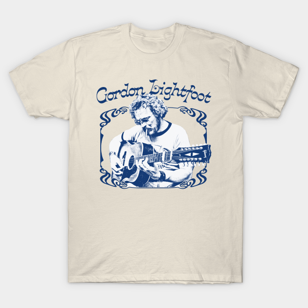 Gordon Lightfoot / Retro Style Country Fan Design - Gordon Lightfoot - T-Shirt | TeePublic